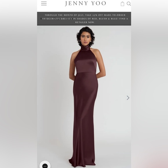 Jenny Yoo | Dresses | Jenny Yoo Nicole Mahogany Dress | Poshmark